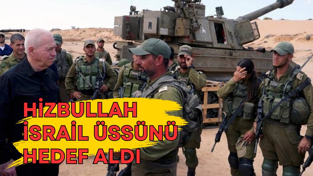 Hizbullah, İsrail Savunma Bakanı'nın ziyaret ettiği üssü hedef aldı ...