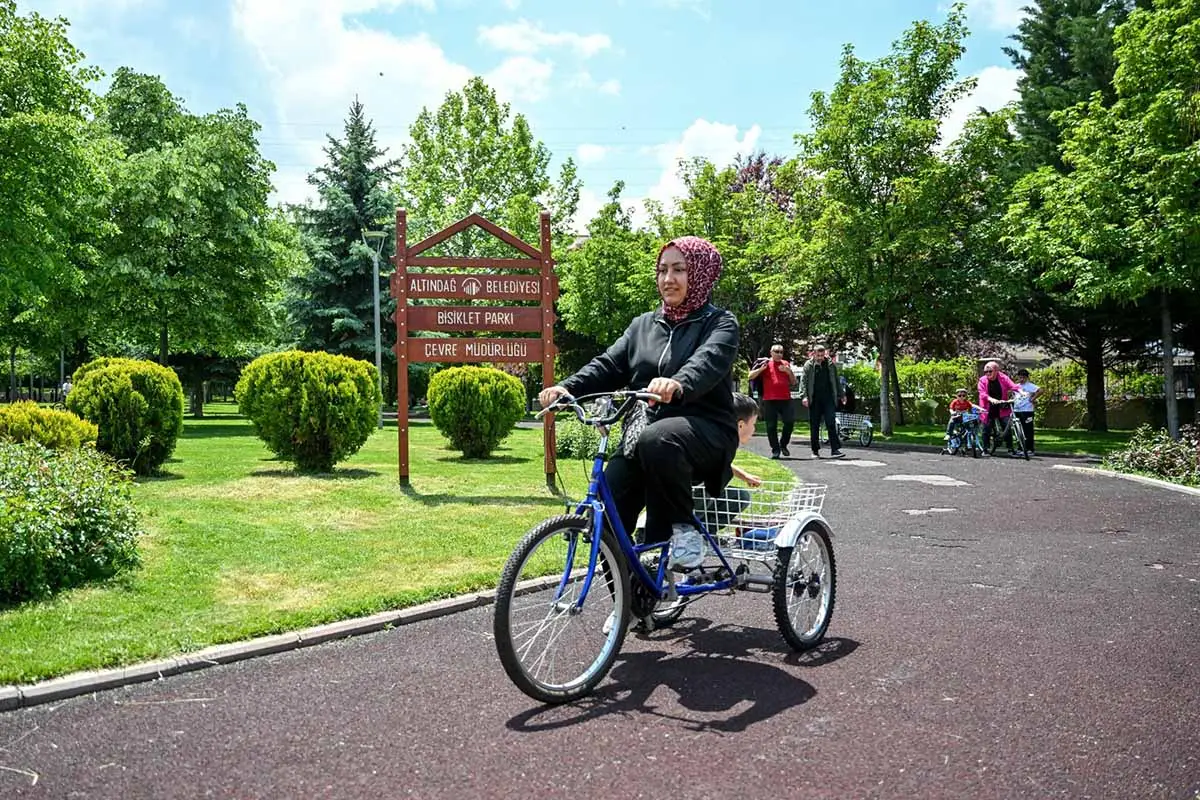 Altındağ'da pedallar sağlık için çevrildi | Ankara Masası